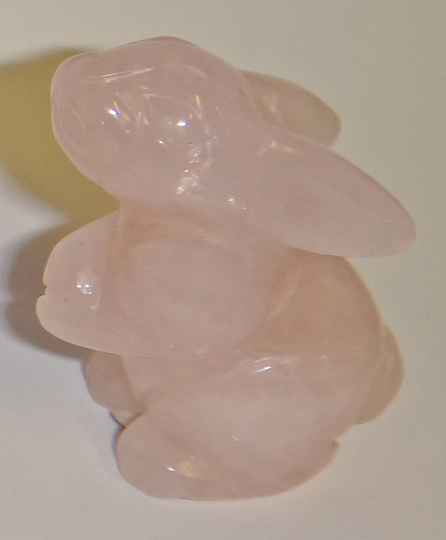 BUNNYRABBIT.com Semi Precious Stone Rabbit Statues, Glass Rabbit, Stone ...